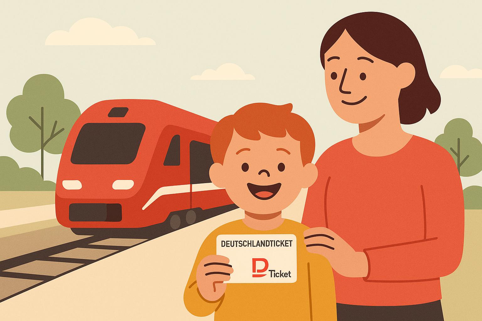 Deutschlandticket für Kinder - TicketPlus+