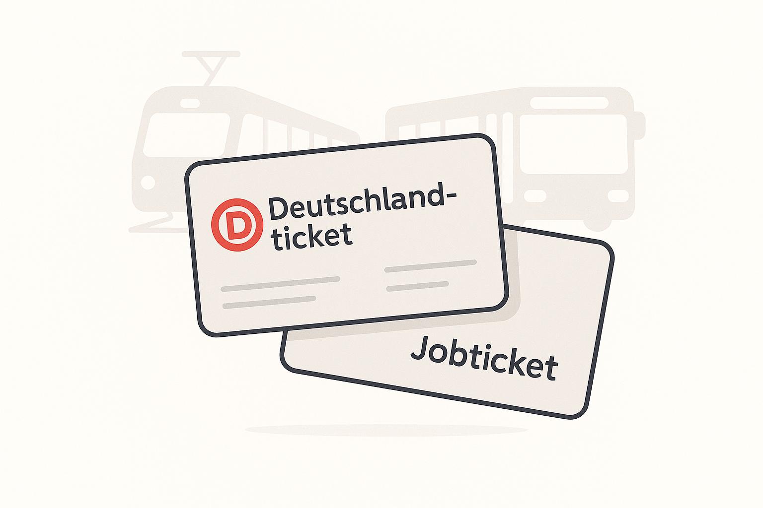 Was ist der Unterschied zwischen Deutschlandticket und Jobticket? - TicketPlus+