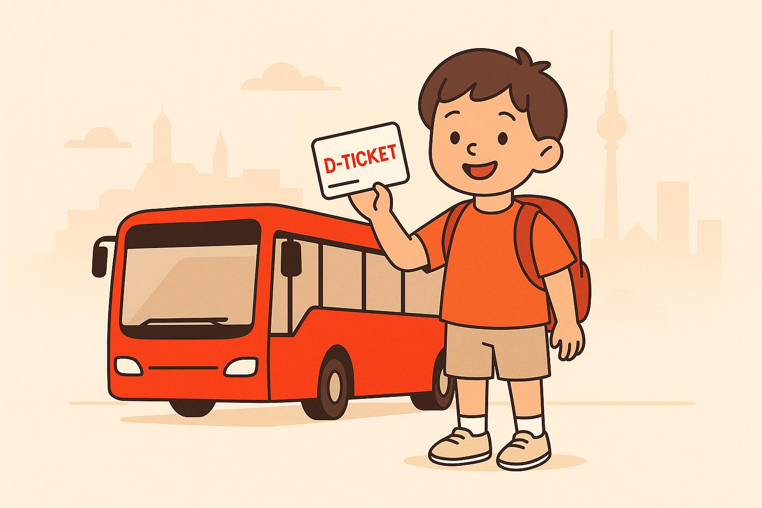 Deutschlandticket für Kinder – Alles was Eltern wissen müssen - TicketPlus+