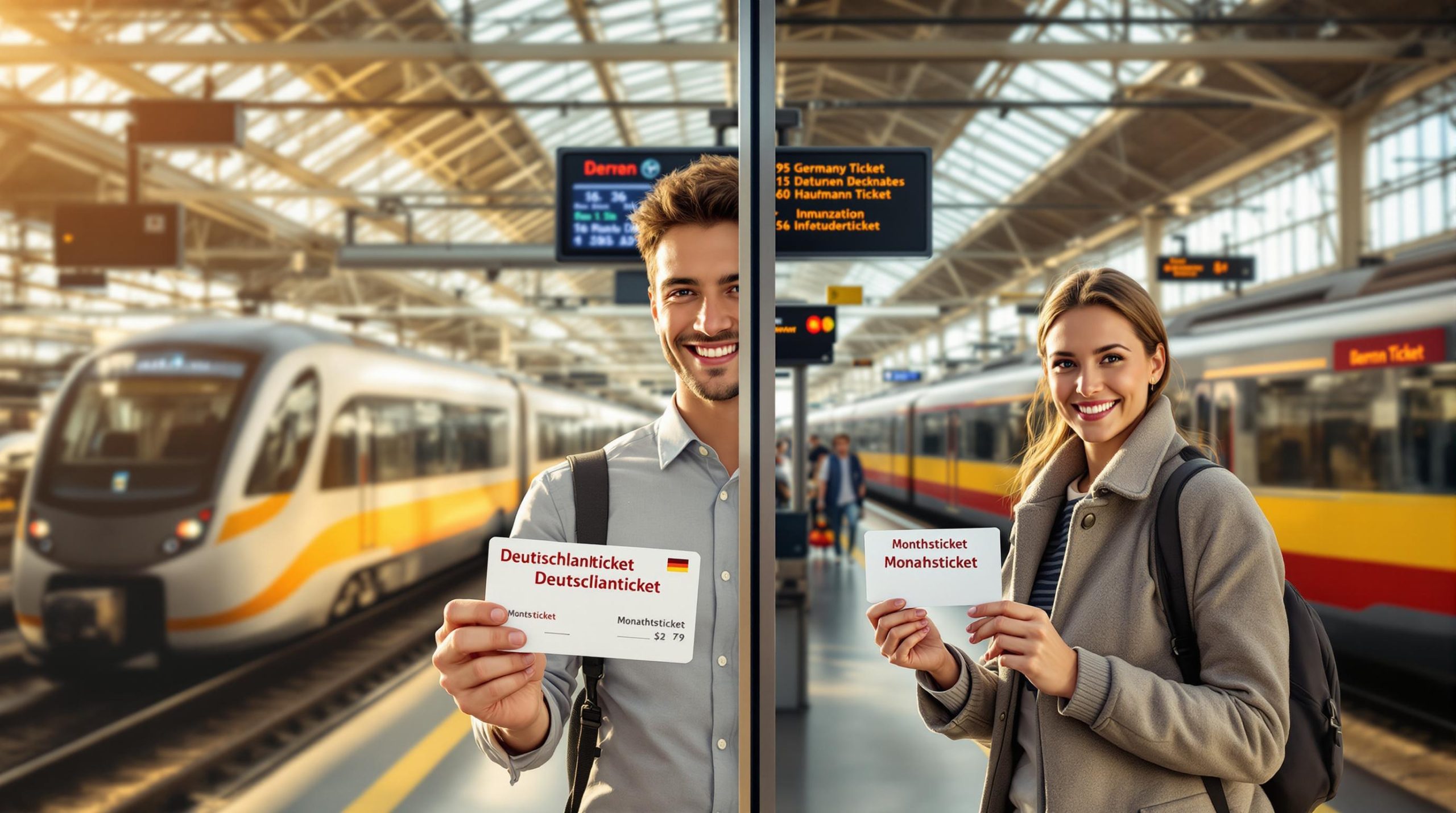 Deutschlandticket vs. regular monthly train ticket: cost comparison ...